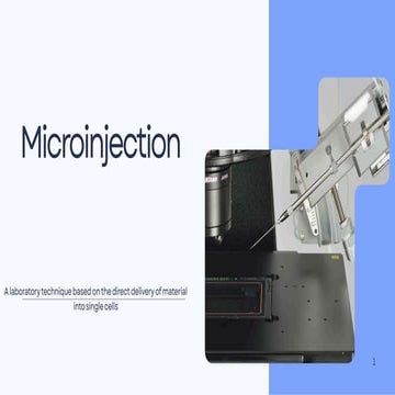 MICROINJECTION GENE TRANSFER METHOD | PPTX