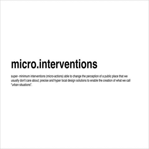 G.Lupi, micro-interventions in public spaces | PPT