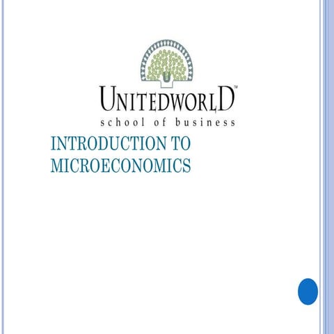 Introduction to Microeconomics | PPT