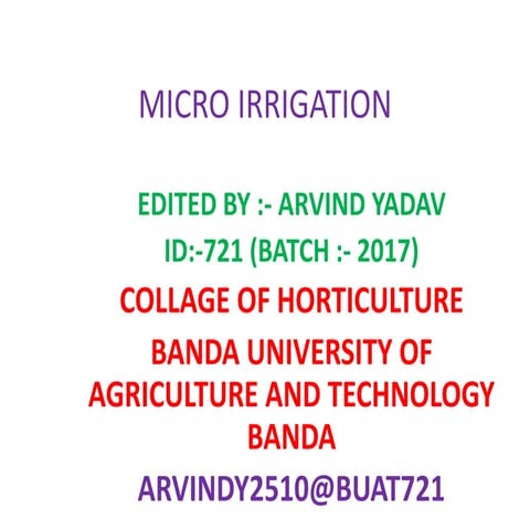 Micro irrigation, drip irrigation , what is drip irrigation ,what is ...