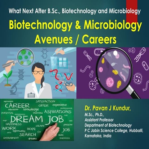 What Next After B.Sc., Biotechnology and Microbiology Avenues / Careers ...