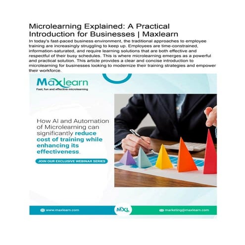 Microlearning Explained_ A Practical Introduction for Businesses _ Maxlearn.pdf