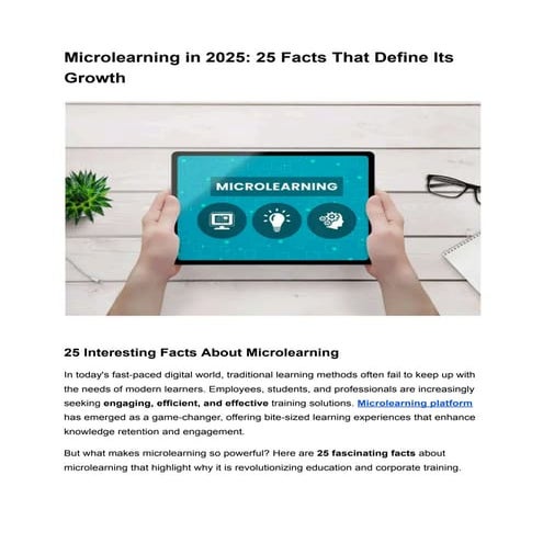 Microlearning in 2025_ 25 Facts That Define Its Growth.pdf