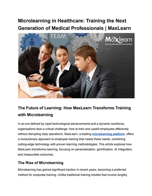 The Ultimate Guide to Microlearning for HR and L&D Professionals ...