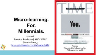 Millennials and Neo-Millennials: Learning Environment 2.0 | PPT