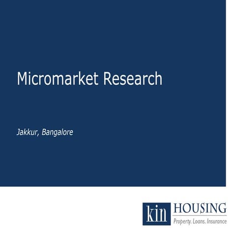 Micromarket Research: Jakur Real Estate Trends | PPT