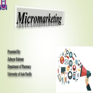 Micromarketing | PPTX