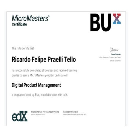MicroMasters in Digital Product Management Credential | PPT