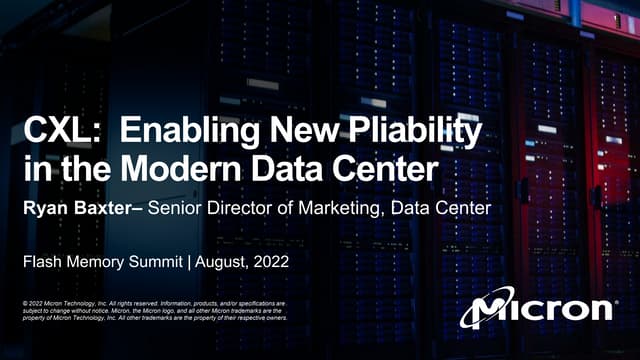 Arm: Enabling CXL devices within the Data Center with Arm Solutions | PPTX
