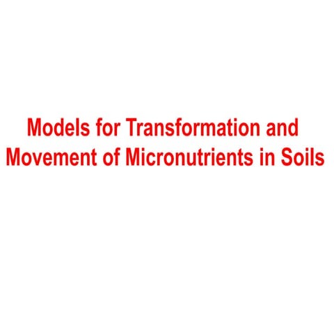 micronutrient transformation in soil.ppt