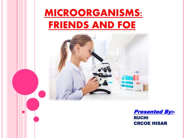 Grade 8: Microorganisms. | PPTX