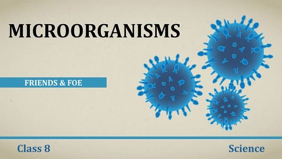 Grade 8: Microorganisms. | PPTX | Biological Sciences | Science