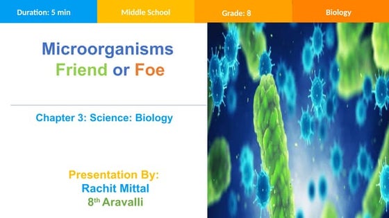 Pathogens: The micro menace (Types of pathogens) | PDF