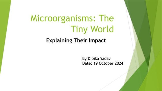 Grade 8: Microorganisms. | PPTX | Biological Sciences | Science
