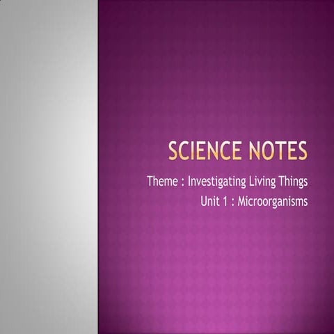 Microorganisms （note) | PDF