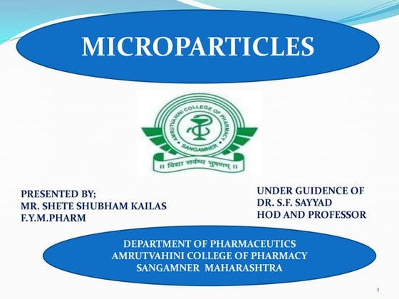 microparticles by amruta | PPT