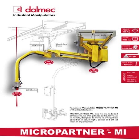 DALMEC MICROPARTNER – MI-Vertical Lift Machines | PDF