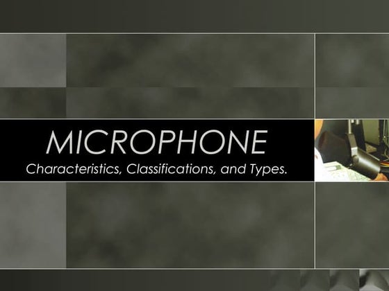 Microphone | PPT