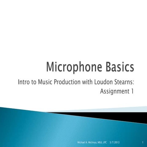 Microphone Basics | PPSX