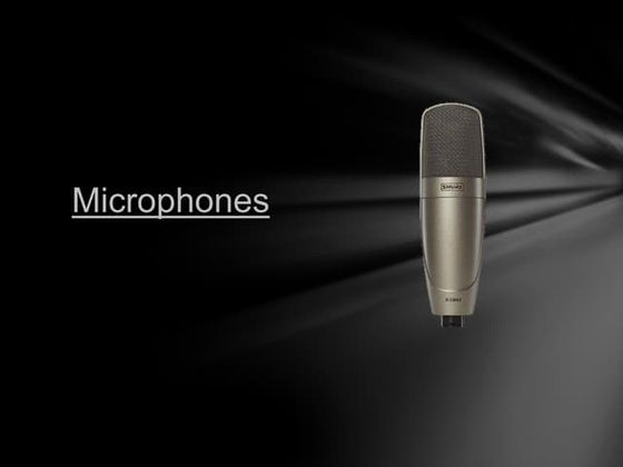 Microphones | PDF
