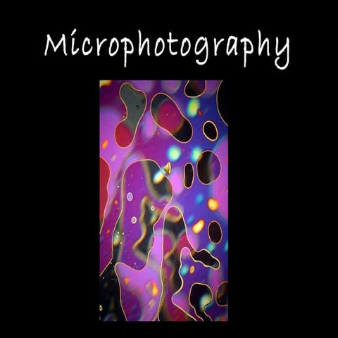 Microphotography - digital narrative | PPT