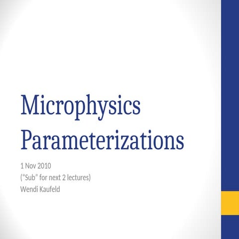 Wrf Model Cloud Microphysics Paramterization Ppt