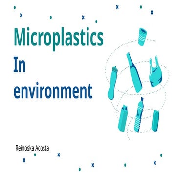 A Microplastics introduction presentation | PPTX