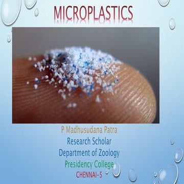 Microplastics | PPTX
