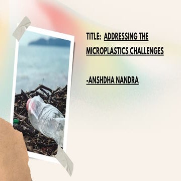 Microplastics | PPTX