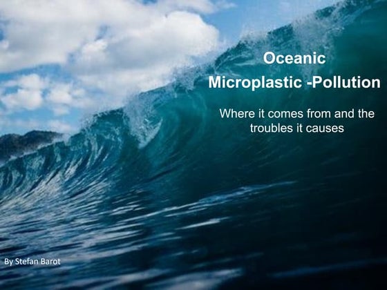 Microplastic Pollution - Presentation | PPT