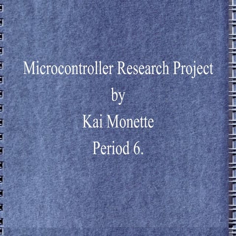 Micro presentation. | ODP