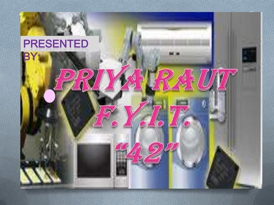 Manish1 washing machine control | PPTX | Home Appliances | Home & Garden