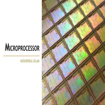 Microprocessor | PPT