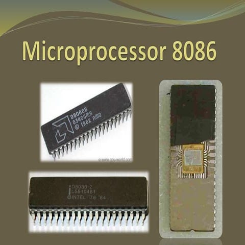Microprocessor 8086 | PPTX