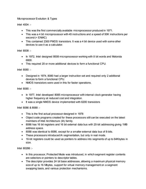 Architecture of 80286 microprocessor | PPTX | Operating Systems ...