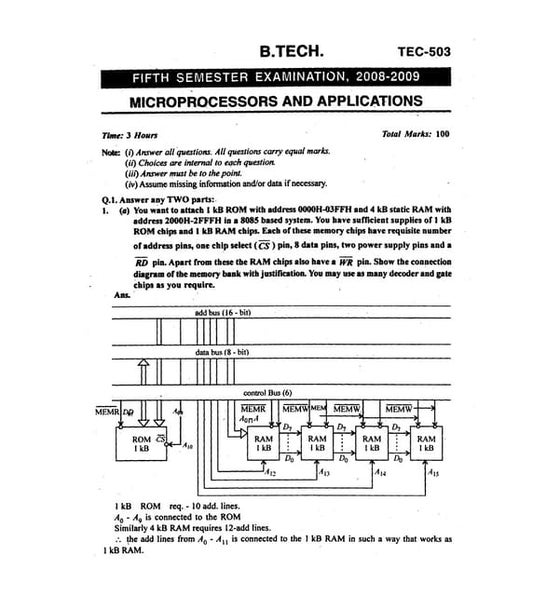 Some advanced instructions of the 8085 microprocessors | PDF