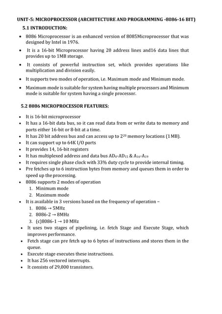 flag register of 8086 | PPT