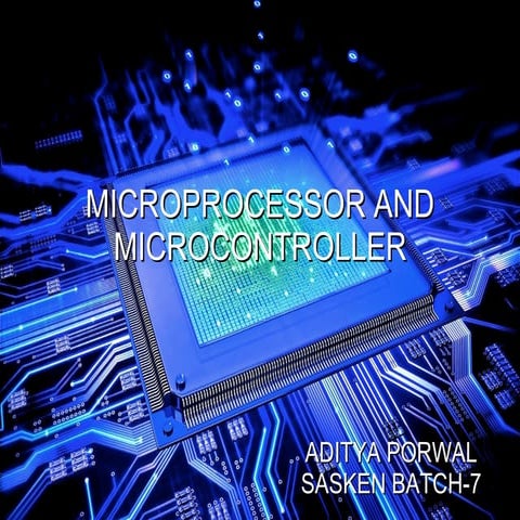 Microprocessors And Microcontrollers Ppt Operating Systems Computer Software And Applications