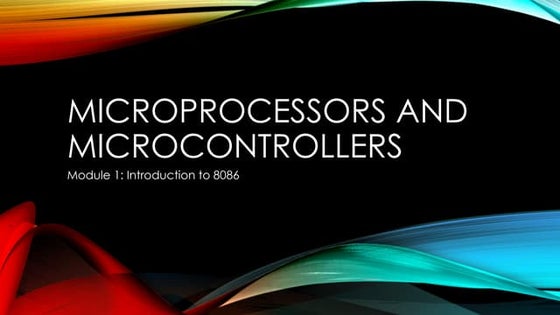 Minimum and Maximum Modes of microprocessor 8086 | PDF