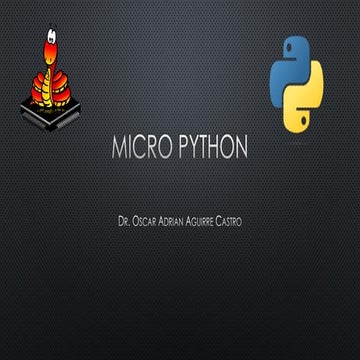 Micro Python.pdf | Programming Languages | Computing