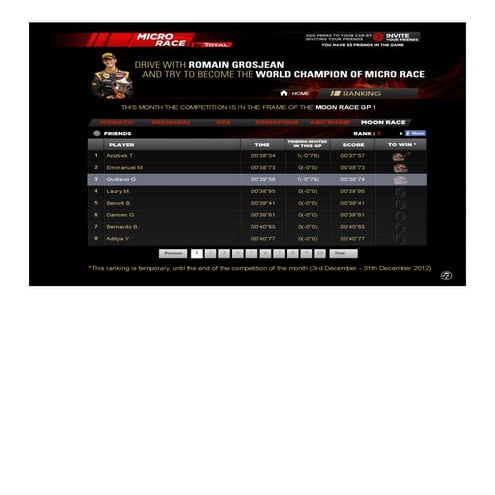 Micro race no facebook | PDF