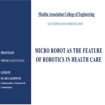 Micro robot as the feature of robotics in health care.pptx