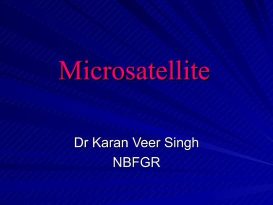 VNTR- Minisatellite | PPT