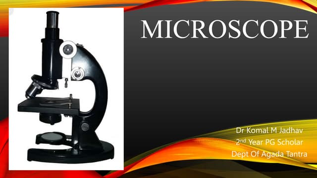 Bright field microscopy, Principle and applications | PPTX