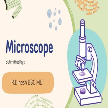 Microscope and its types and uses in lab | PDF