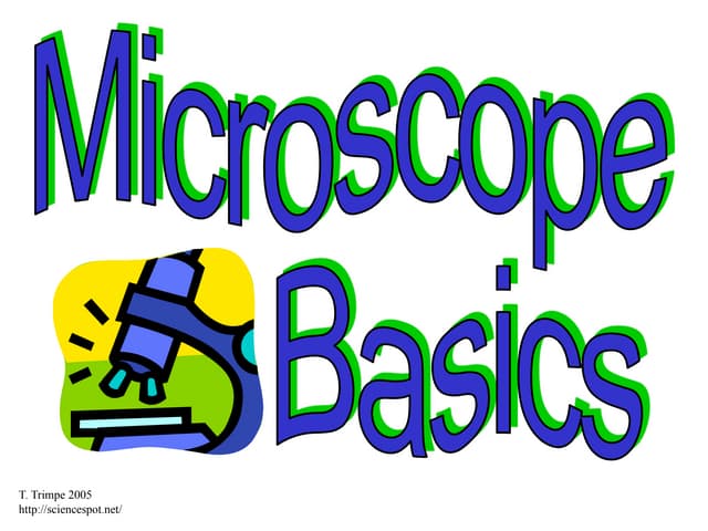 Microscope Basics Powerpoint for 7th Grade | PPTX