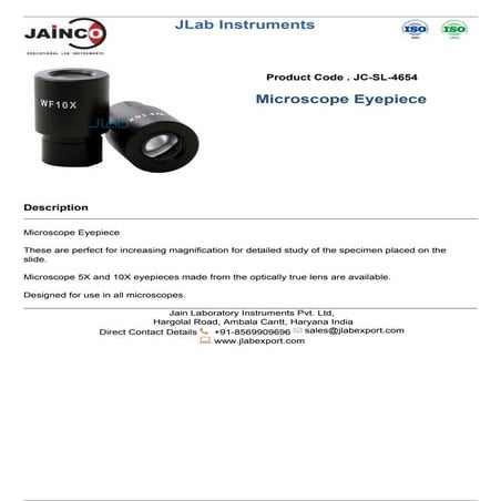 Microscope eyepiece | PDF