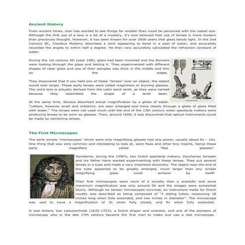 Microscope history | DOCX