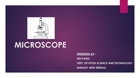 Light microscope | PPTX