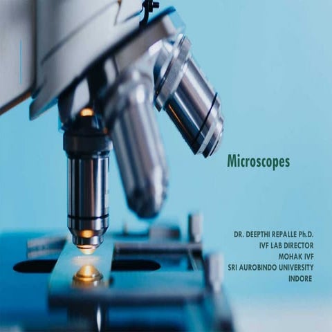 IMPORTANCE OF MICROSCOPES IN THE IVF LAB .ppt